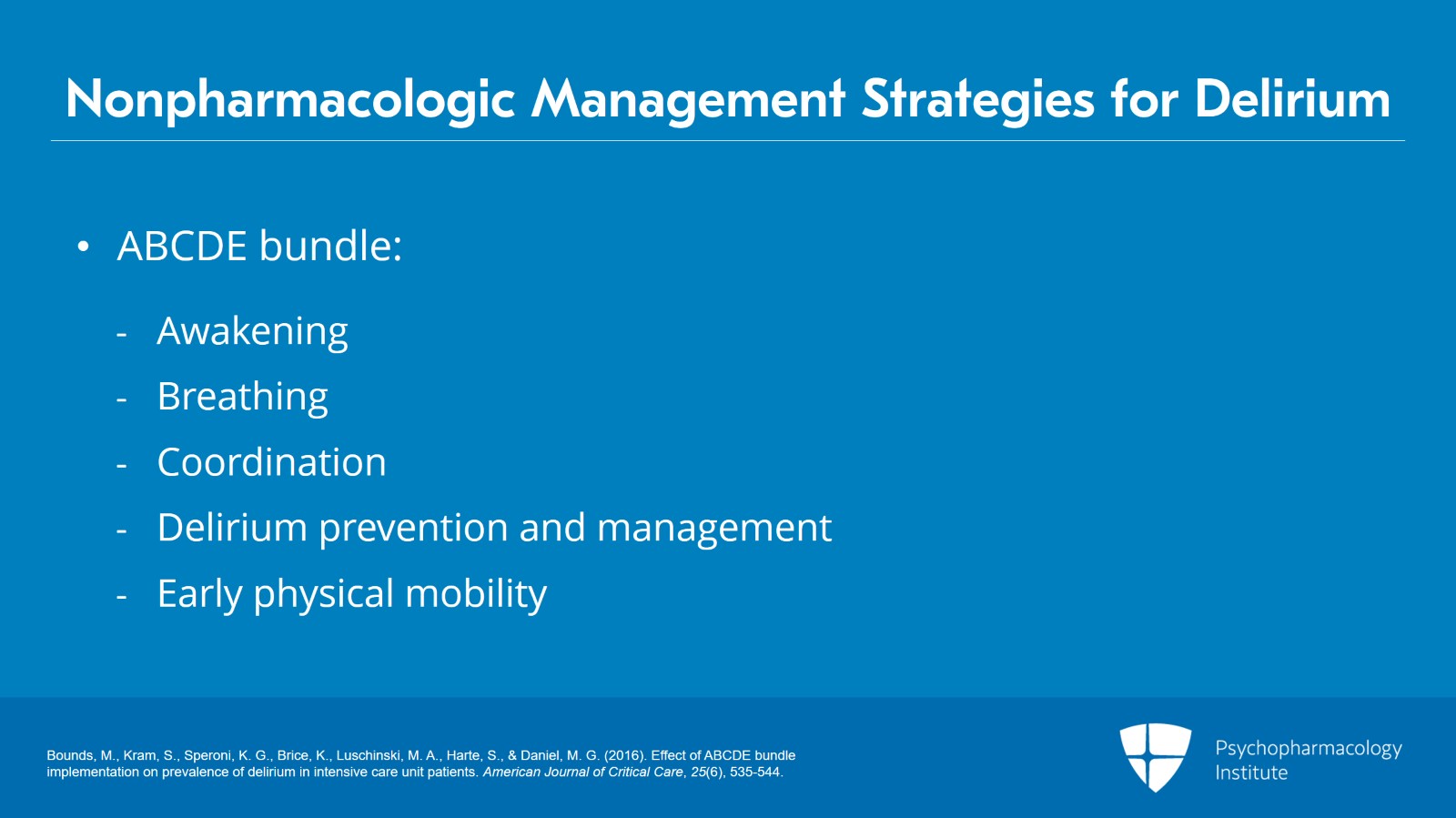 Psychopharmacology Institute